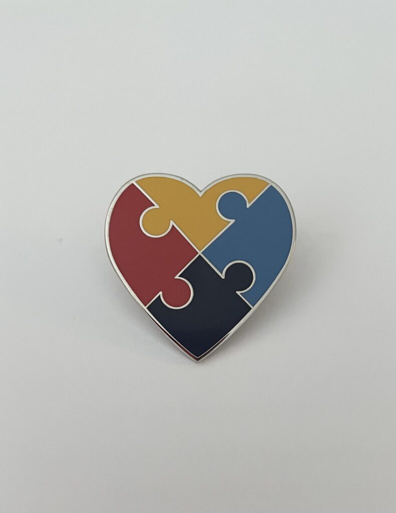 Autism Awareness pin badge - Protect Me